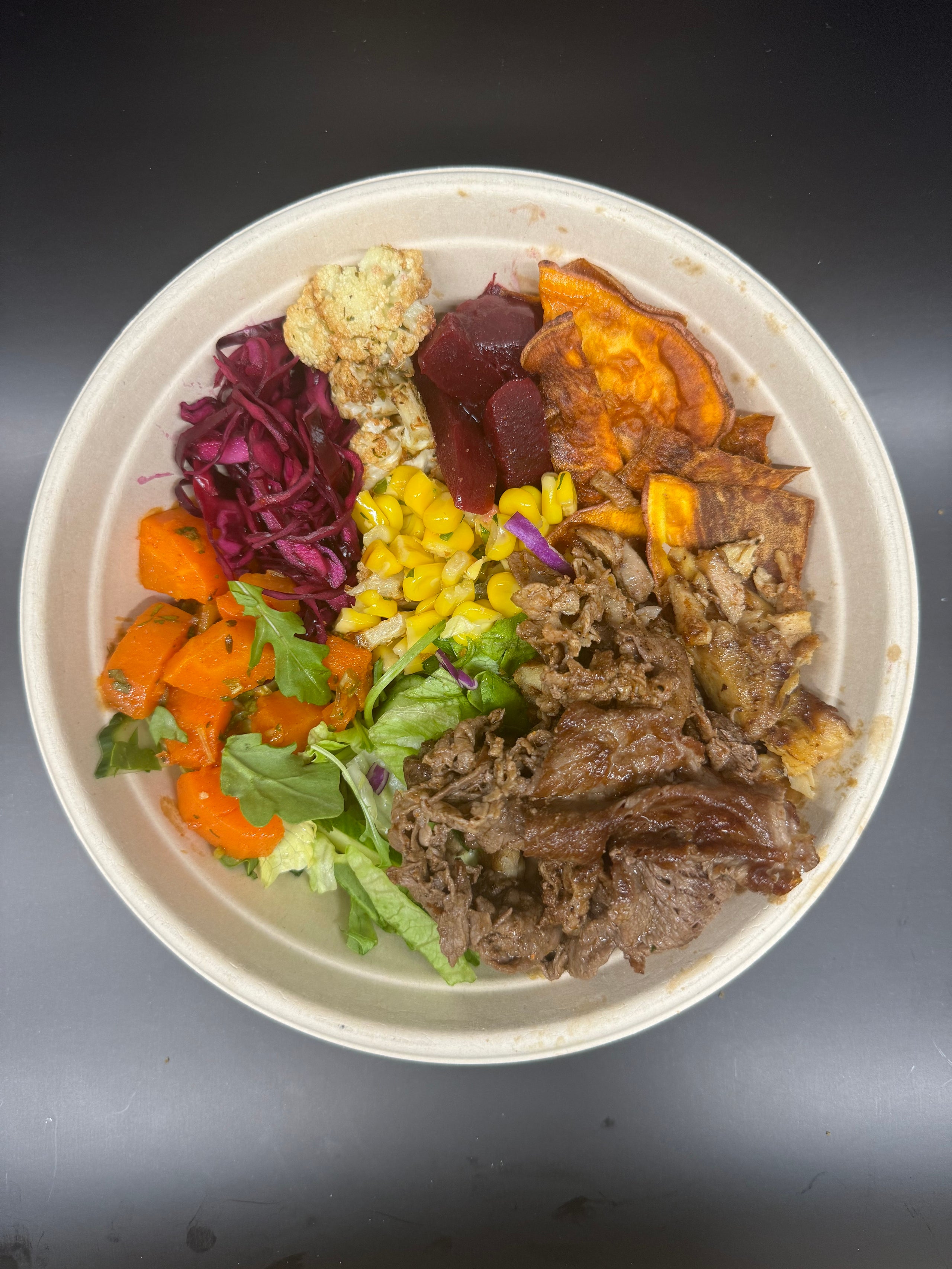 CUSTOM BEEF STEAK SHAWARMA BOWL | eatatME.com